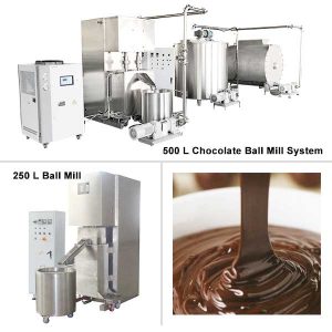 Continuous Chocolate Ball Mill Machine for Sale SUS304