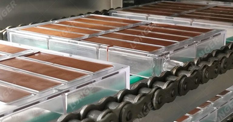 Continuous Chocolate Moulding Process - Chocolate Making Machine