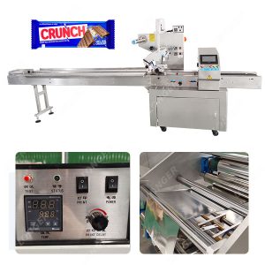 Chocolate Bar Packaging Machine Pillow Type Wrapping