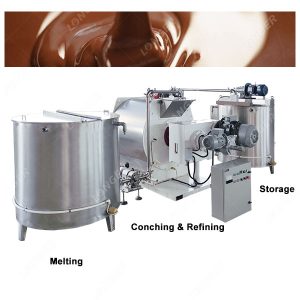 200-500 KG/H Chocolate Bar Production Line Overall Solution